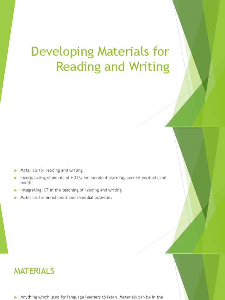 Effective Reading and Writing Materials | PDF | Reading (Process) | Semiotics