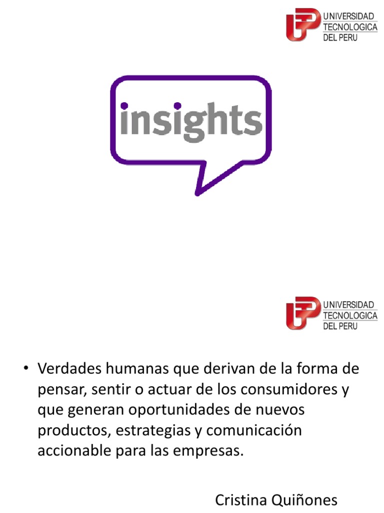¿Qué Es El Insight? | PDF | Los consumidores | Motivación