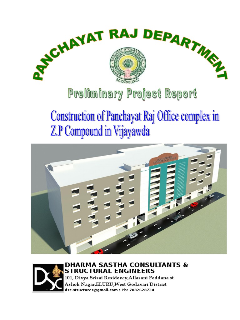 Panchayat Raj Office Complex Report | PDF | Road Transport | Transport