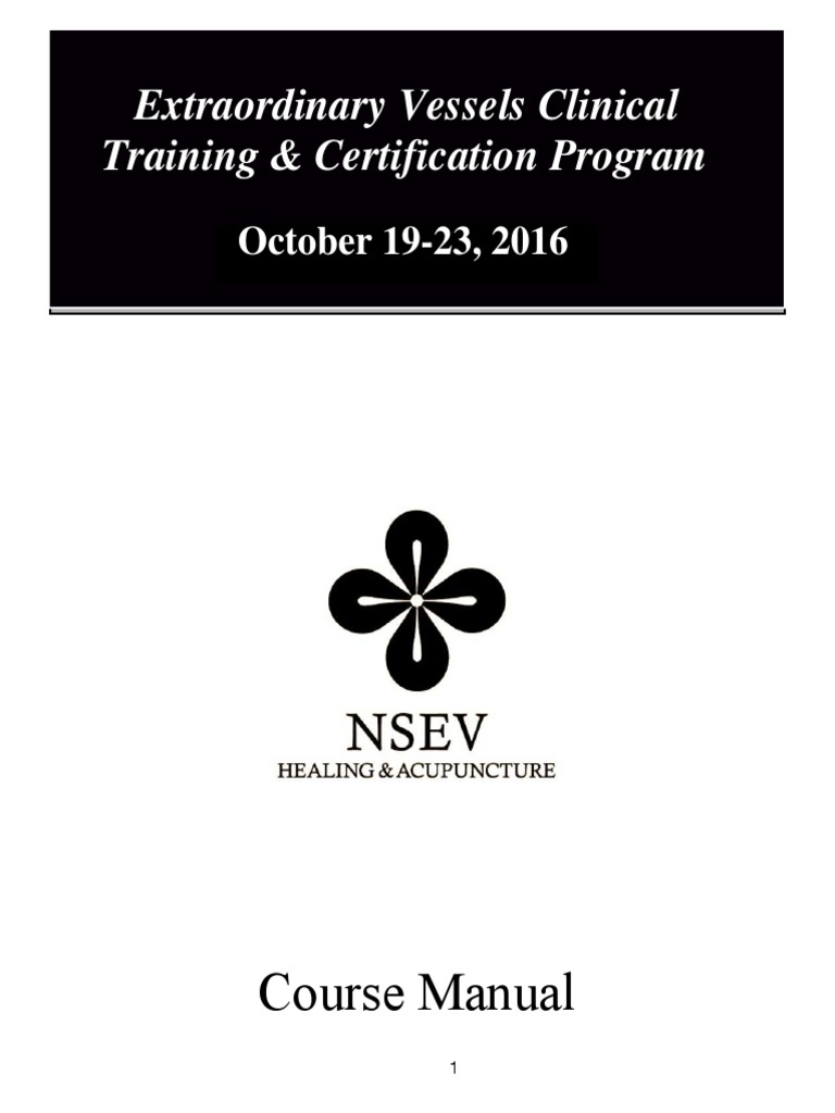NSEV Course Manual Clinical Training 2016 PDF | PDF | Thorax | Pain