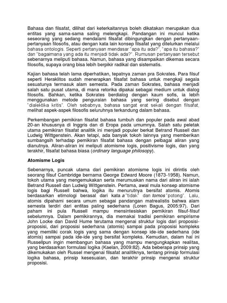 Contoh Filsafat 2 | PDF