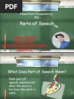 Parts of Speech Jeopardy Game | PDF | Noun | Adjective