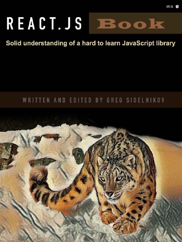 React Js Book Solid Understanding Of A Hard To Learn The Basics Of Reactjs Programming 0749