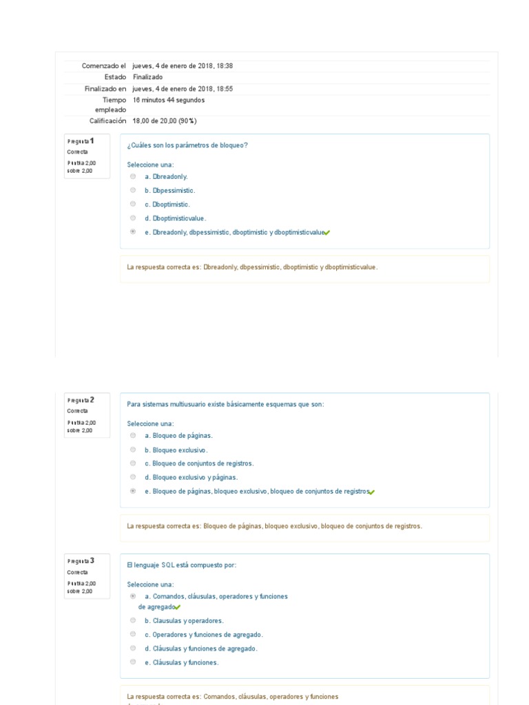 Práctica Calificada 2 Administracion Base de Datos | PDF | Oracle ...