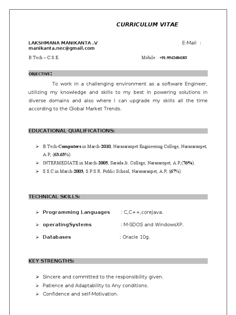 Mani Resume | PDF | Areas Of Computer Science | Computing
