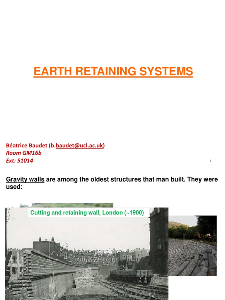 Earth Retaining Systems | Deep Foundation | Structural Engineering