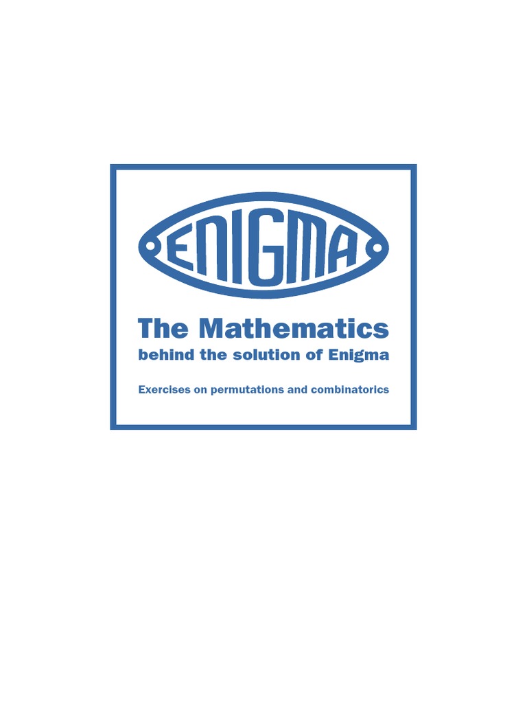 Enigma Math | PDF | Permutation | Cryptography