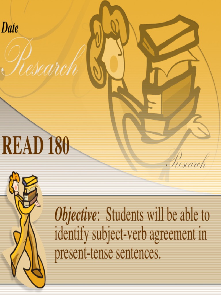READ 180: Objective: Students Will Be Able To | PDF