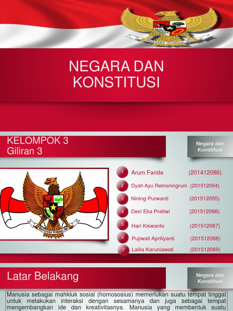 Negara Dan Konstitusi | PDF