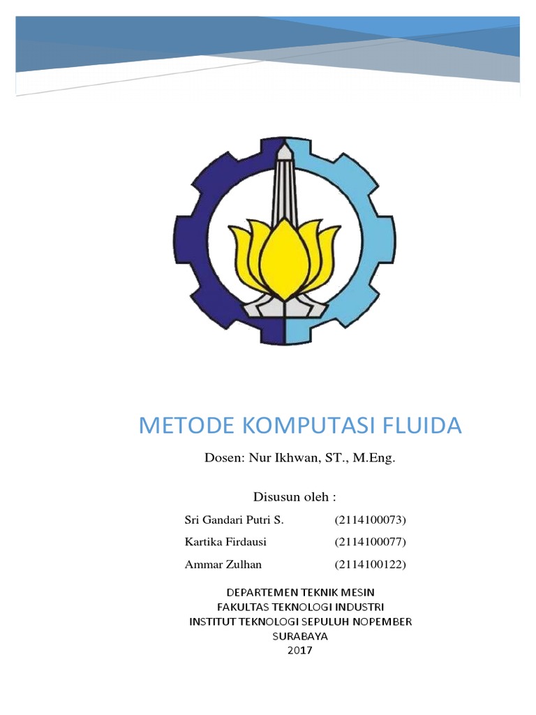 Tugas Metode Komputasi Fluida (CFD) | PDF | Sains & Matematika