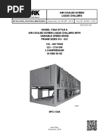 Trane Chiller Data Sheet CVHG | PDF | Building Engineering | Physical ...