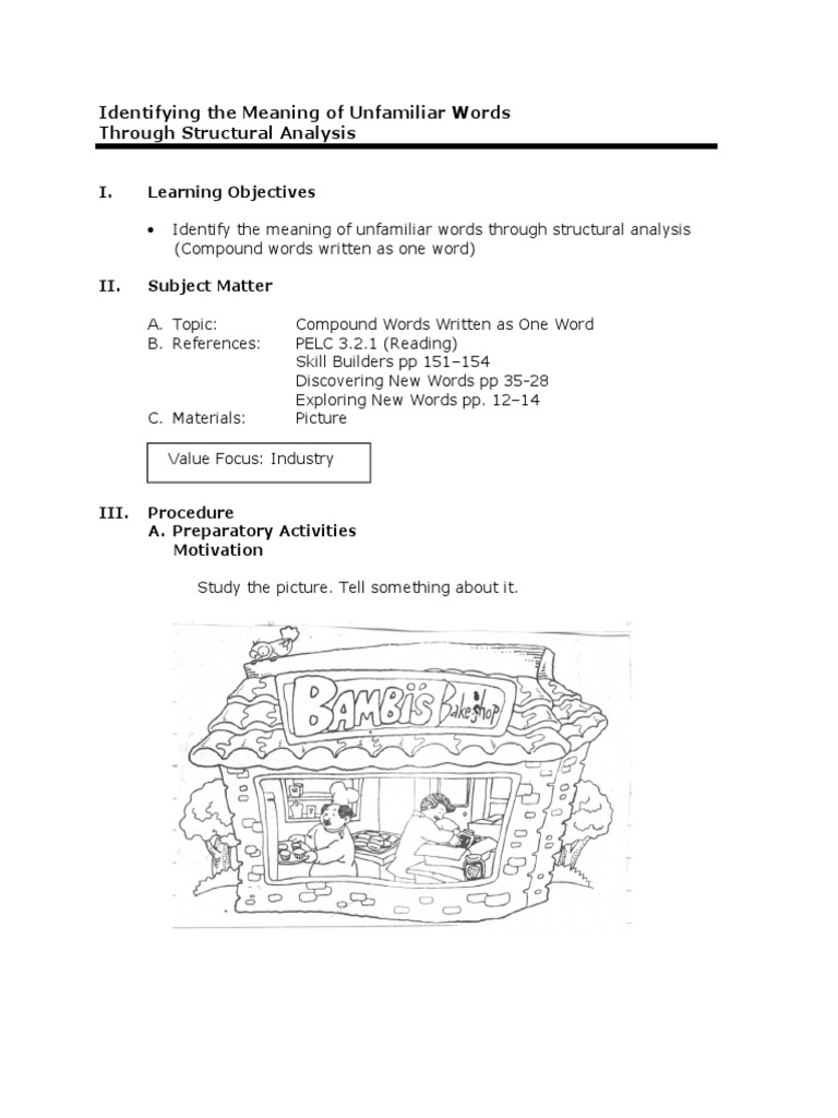 Grade 6 English Reading Identifying The Meaning of Unfamiliar Words ...
