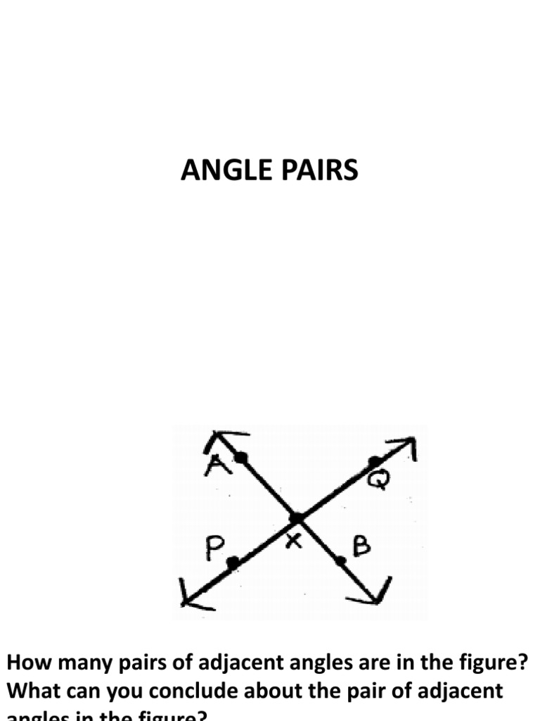 Angle Pairs | Angle | Elementary Geometry