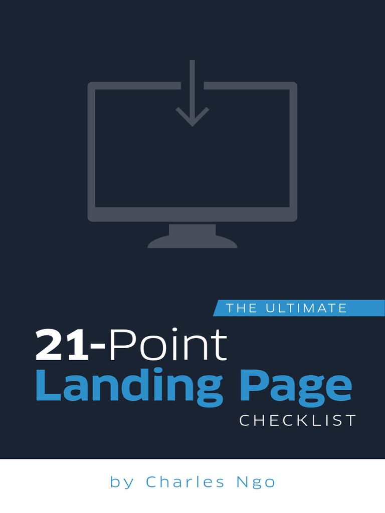 Landing Page Checklist | PDF | Snapchat | Advertising