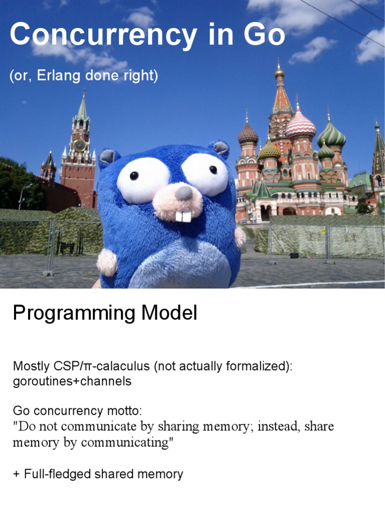 Concurrency In Go Pdf C Programming Language Software Development