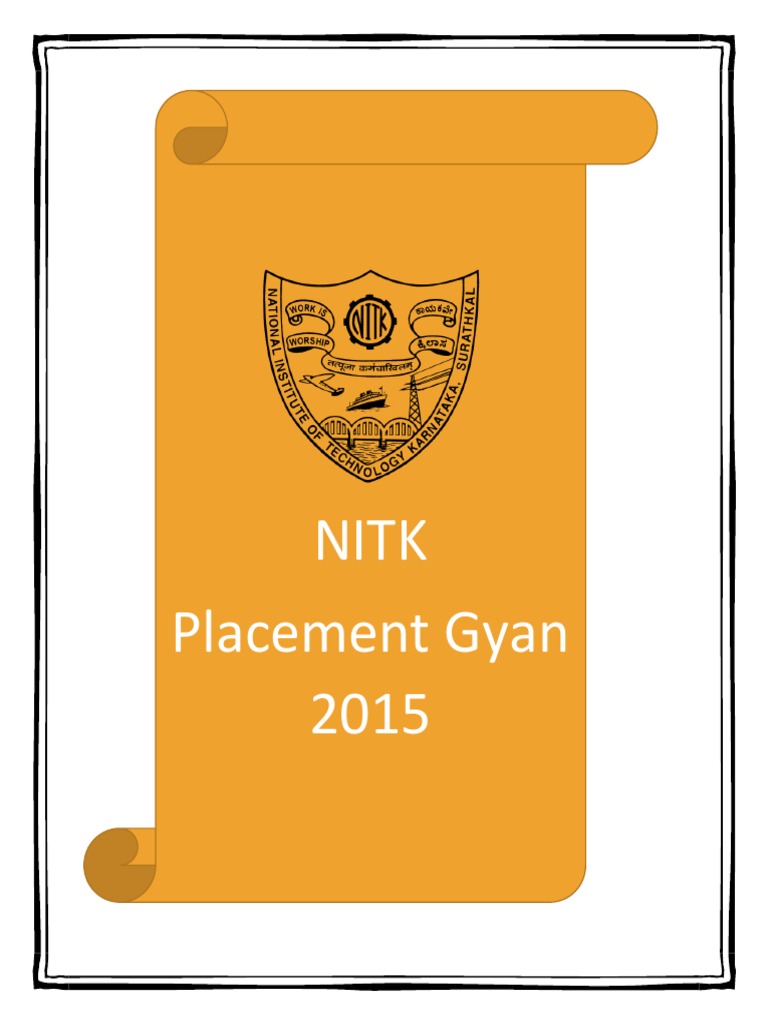NITK Placement Gyan 2015 PDF | PDF | C (Programming Language ...