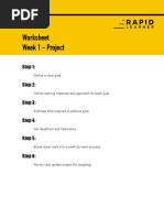 Learning Plan Worksheet | PDF