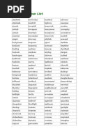 Name Place Animal Thing Game | PDF