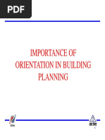 Building Orientation in Architecture | PDF | Window | Building Technology