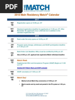 2026 IMG Match Timeline Overview | PDF | Medical Education