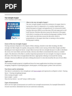 Tappi - 559 - Test KIT | PDF | Paper | Materials