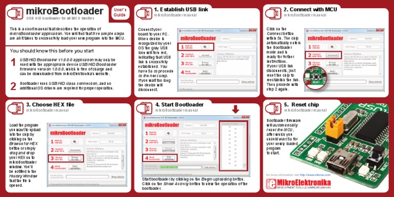 mikroBootloader User Guide | PDF | Booting | Usb