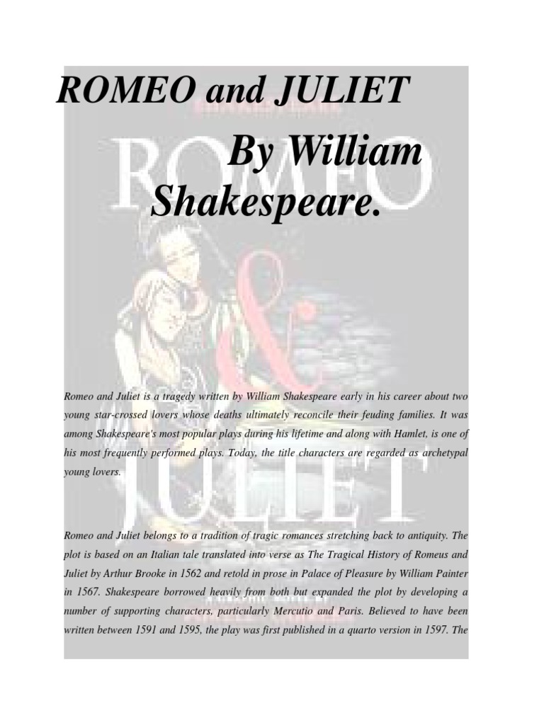The Tragedy of Love | PDF | Characters In Romeo And Juliet | Romeo And ...