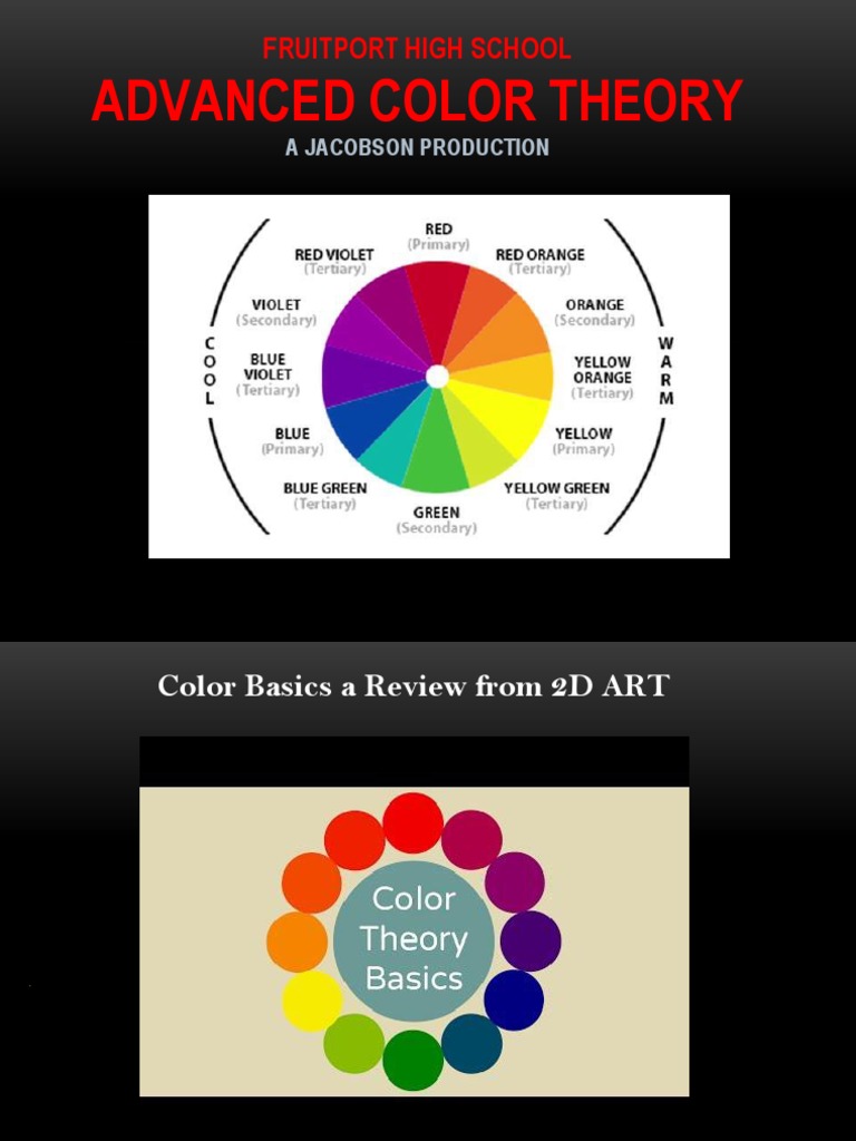Advanced Art Color Theory | PDF | Artistic Techniques | Color