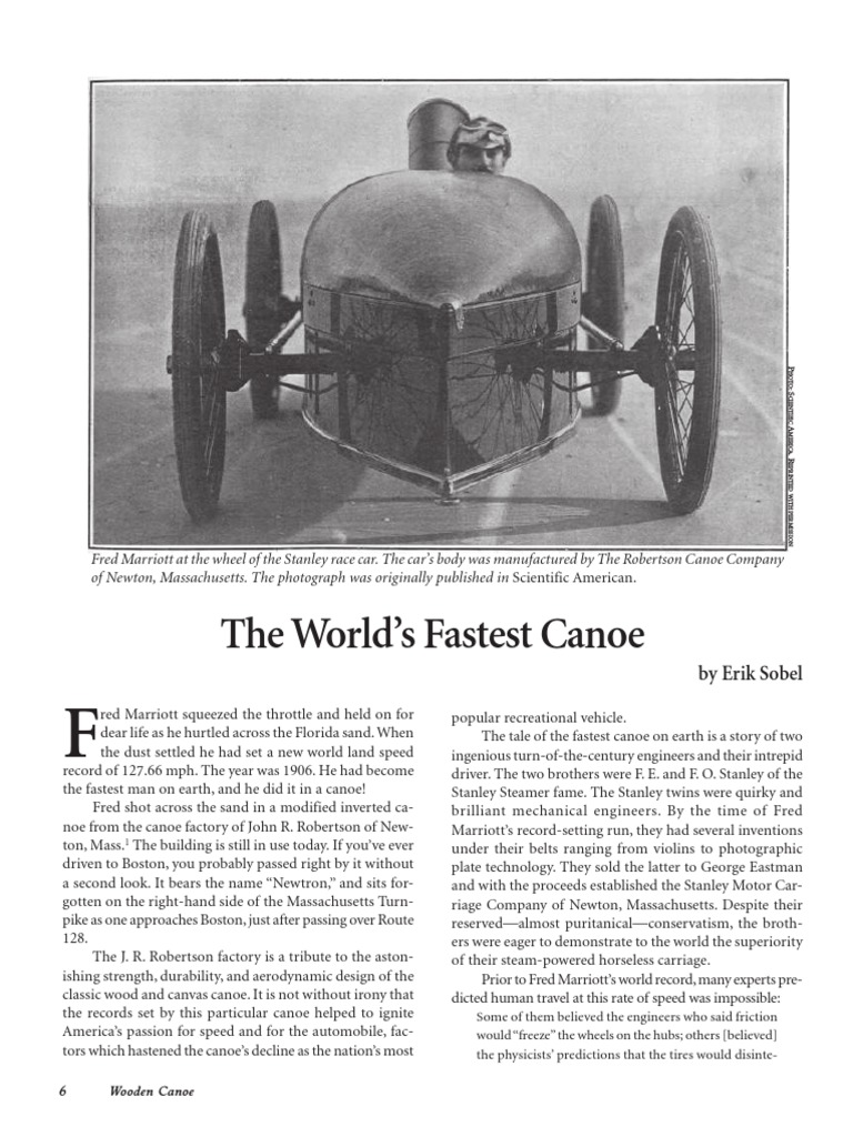 Fastest PDF | PDF | Canoe | Car