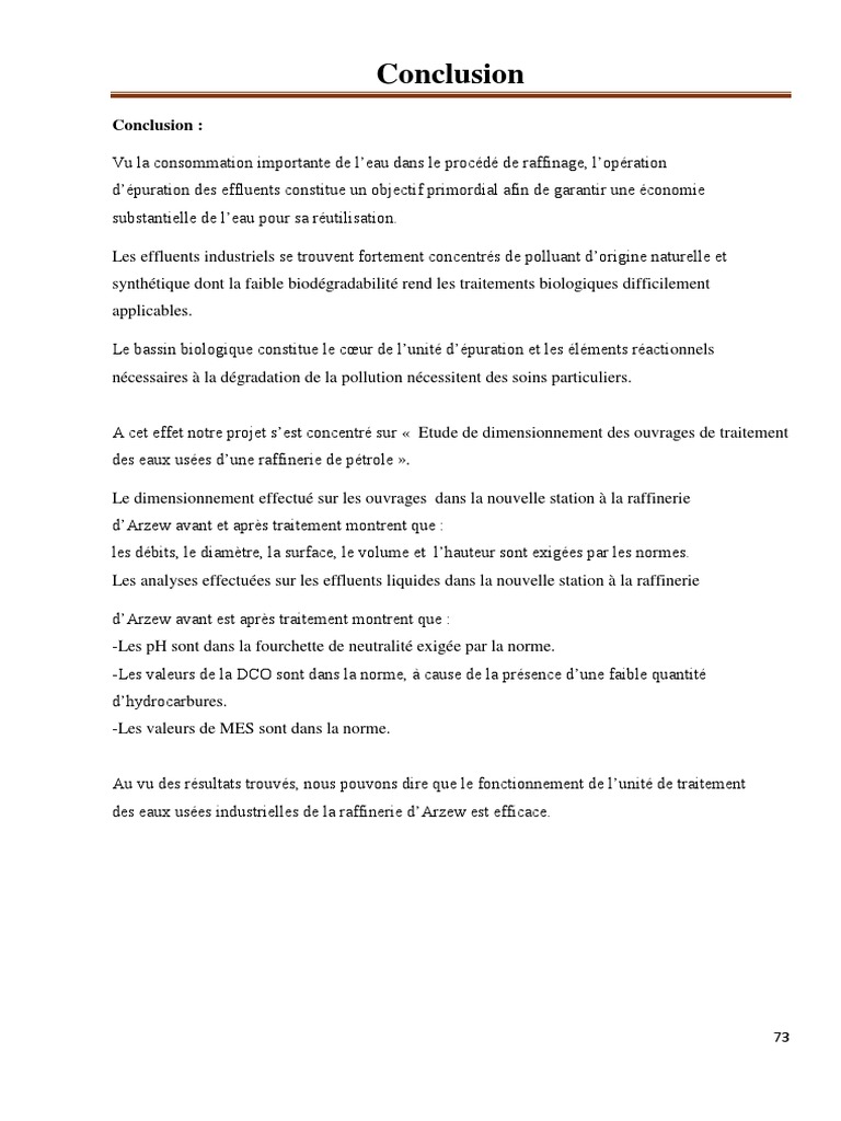 Conclusion Génerale | PDF