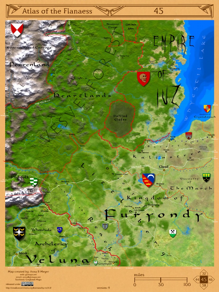 Map of Northern Furyondy | PDF