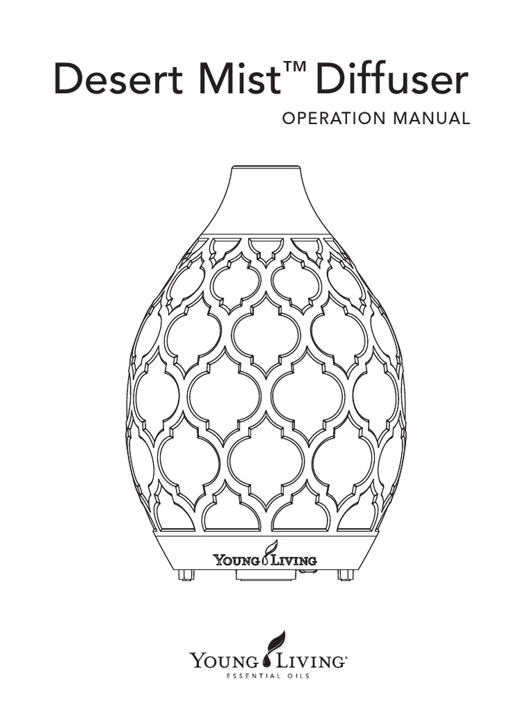 DesertMistDiffuser Manual US | PDF | Ultrasound | Reservoir