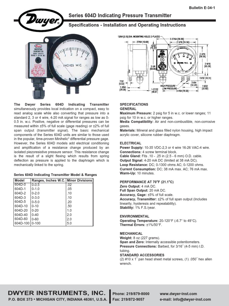 604d Iom | PDF | Power Supply | Calibration