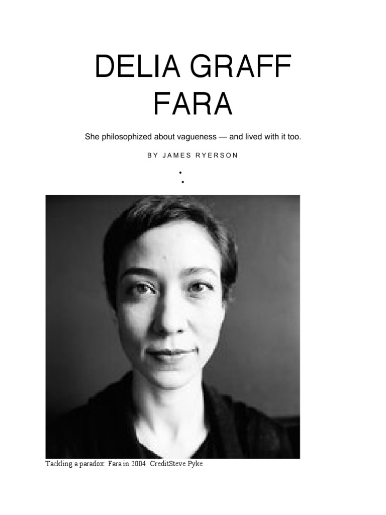 Delia Graff Fara-In Memory | PDF | Vagueness | Logic
