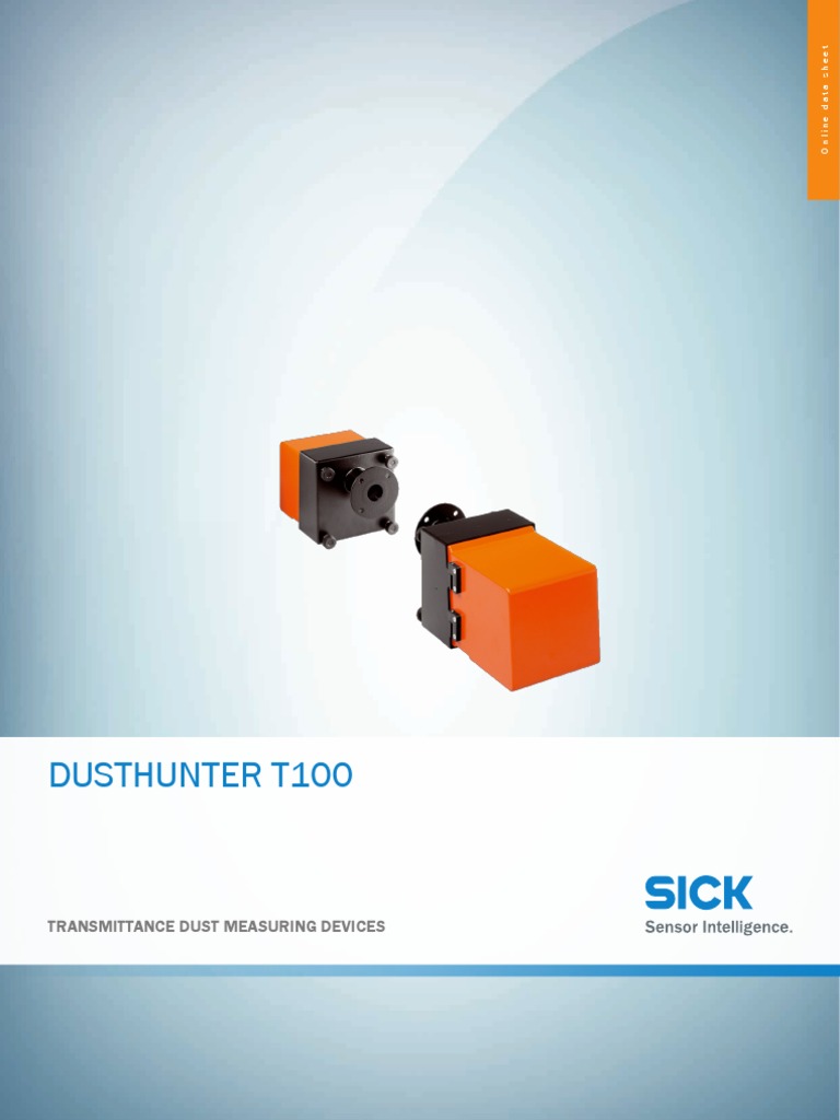 Data Sheet Dusthunter t100 | PDF | Power Supply | Dust