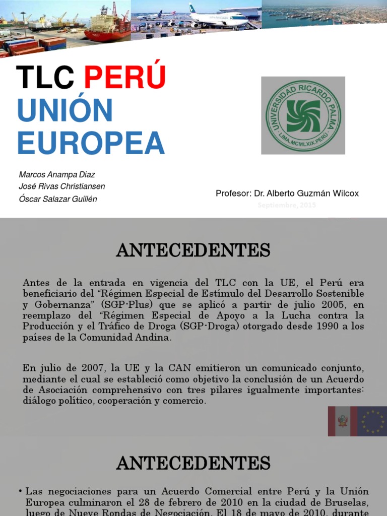 TLC Peru - Ue | PDF | Tratado de Libre Comercio Norteamericano | Brexit