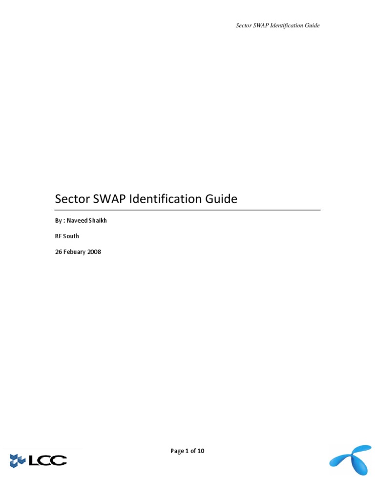 Sector SWAP Identification Guide | PDF | Radio Technology | Electronic ...