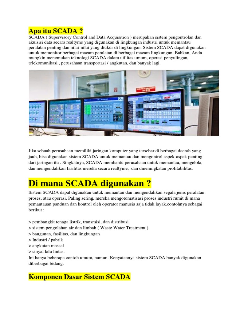 Apa Itu Scada? | PDF