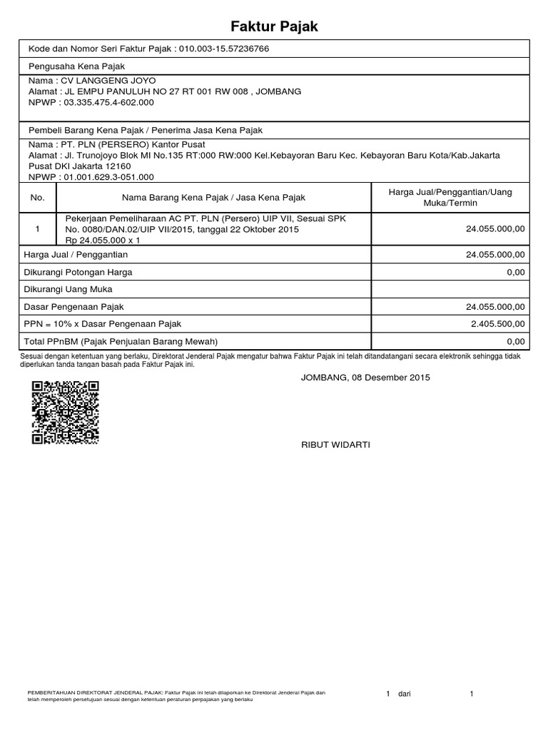 Pemeliharaan Ac PLN | PDF