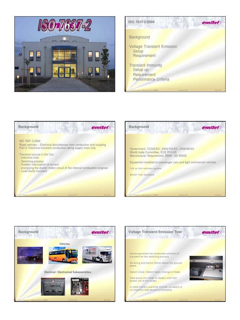 ISO7637-2 Electrical Transient Conduction Along Supply of Road Vehicles ...