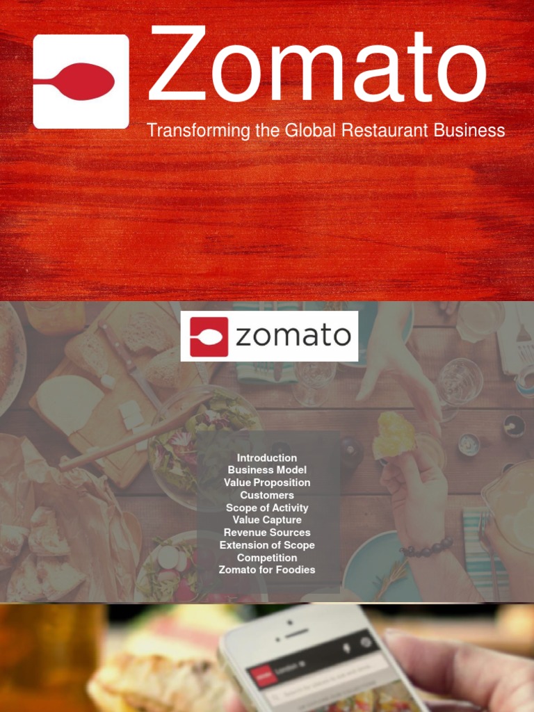 Zomato PPT | PDF | Business Model | Restaurants