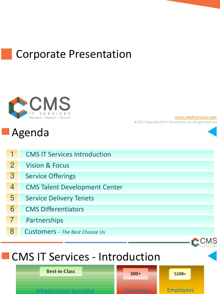 CMS IT Services Pvt. Ltd. - Profile | PDF | Oracle Database | Oracle ...