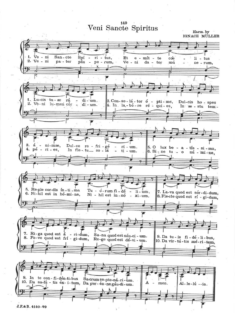 Veni Sancte Spiritus - Gregoriano