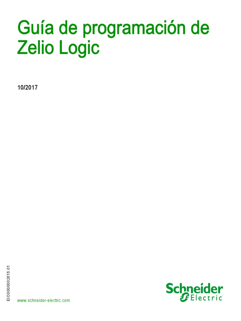 Guia de Programacion Zelio Logic | PDF | Automatización | Software