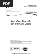 AWWA C208-17 Dimensions For Fabricated Steel Water Pipe Fittings | PDF ...
