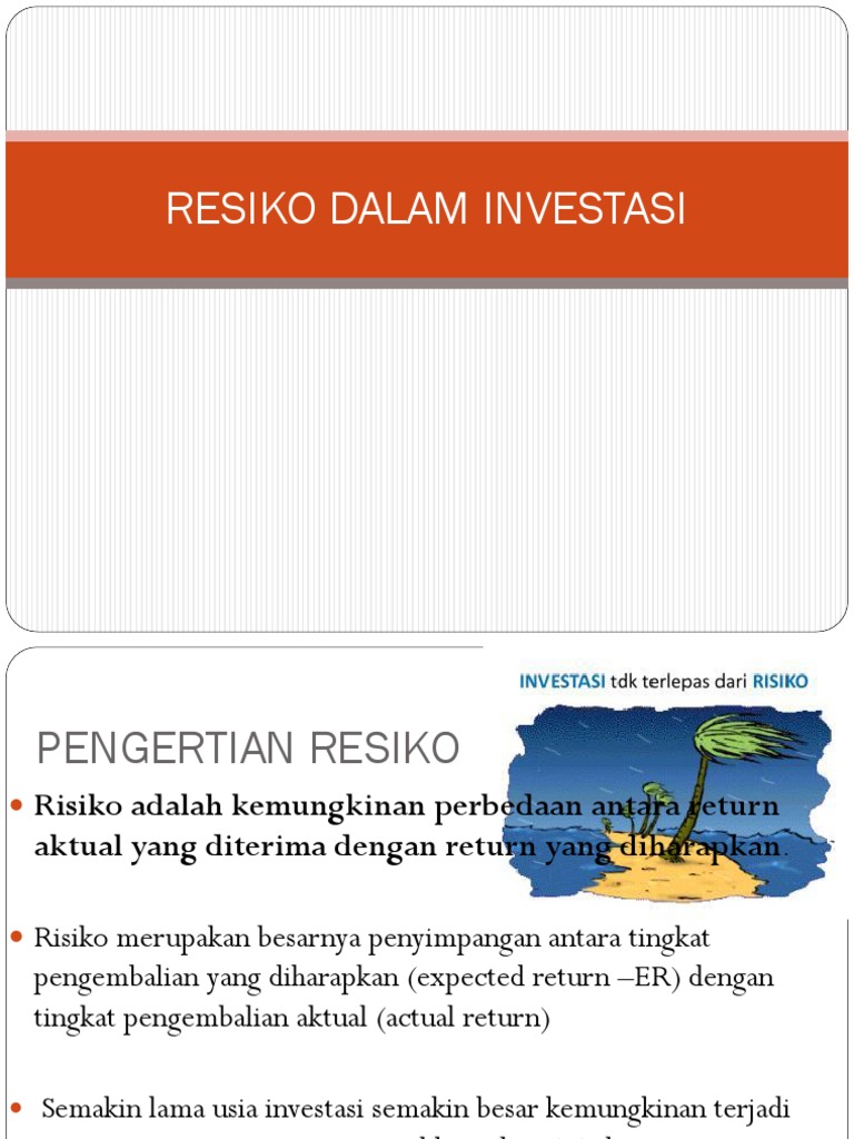 Bab 4 - Resiko Dalam Investasi | PDF