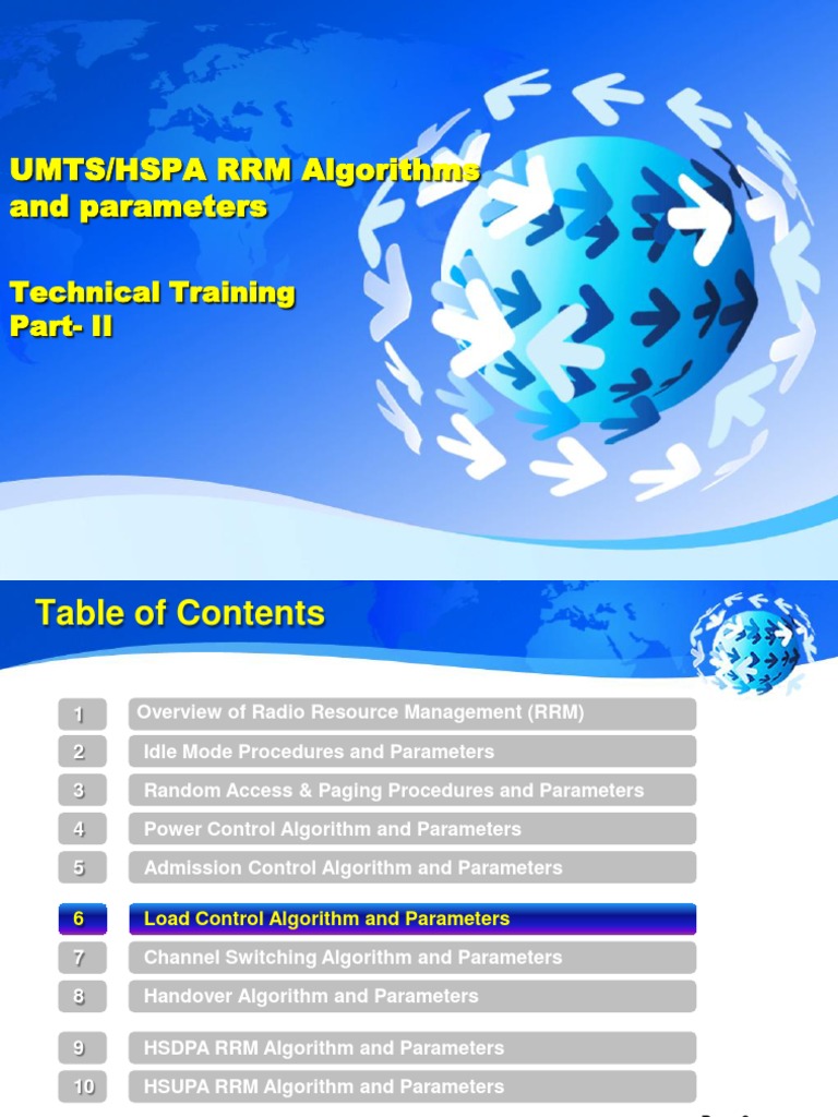 UMTS/HSPA RRM Algorithms Overview | PDF | High Speed Packet Access ...