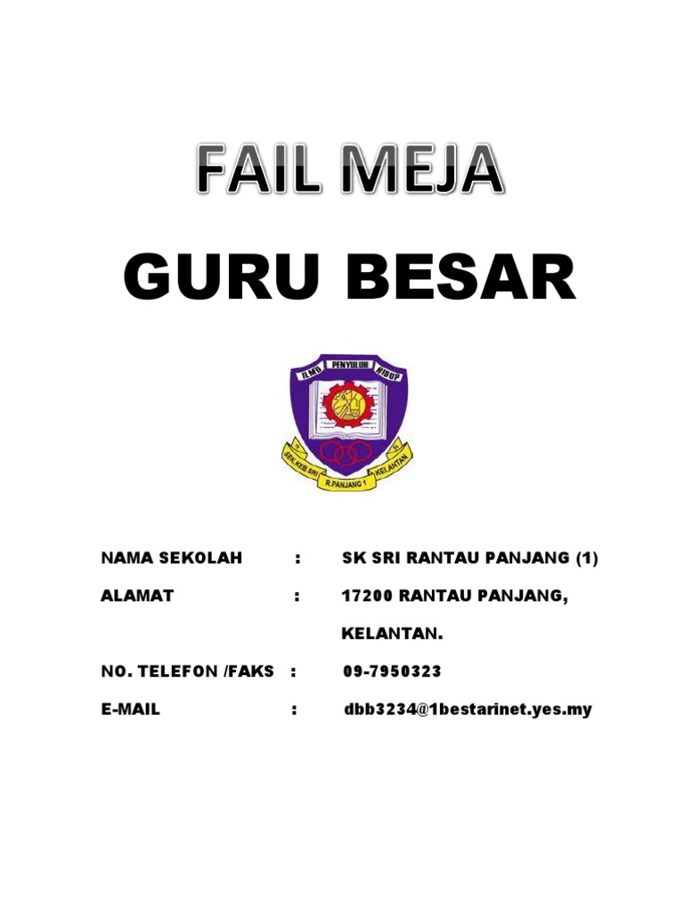 Fail Meja Guru Besar | PDF