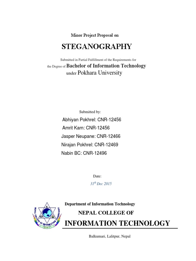 6 Steganography PDF | PDF | Cryptography | Computer Data