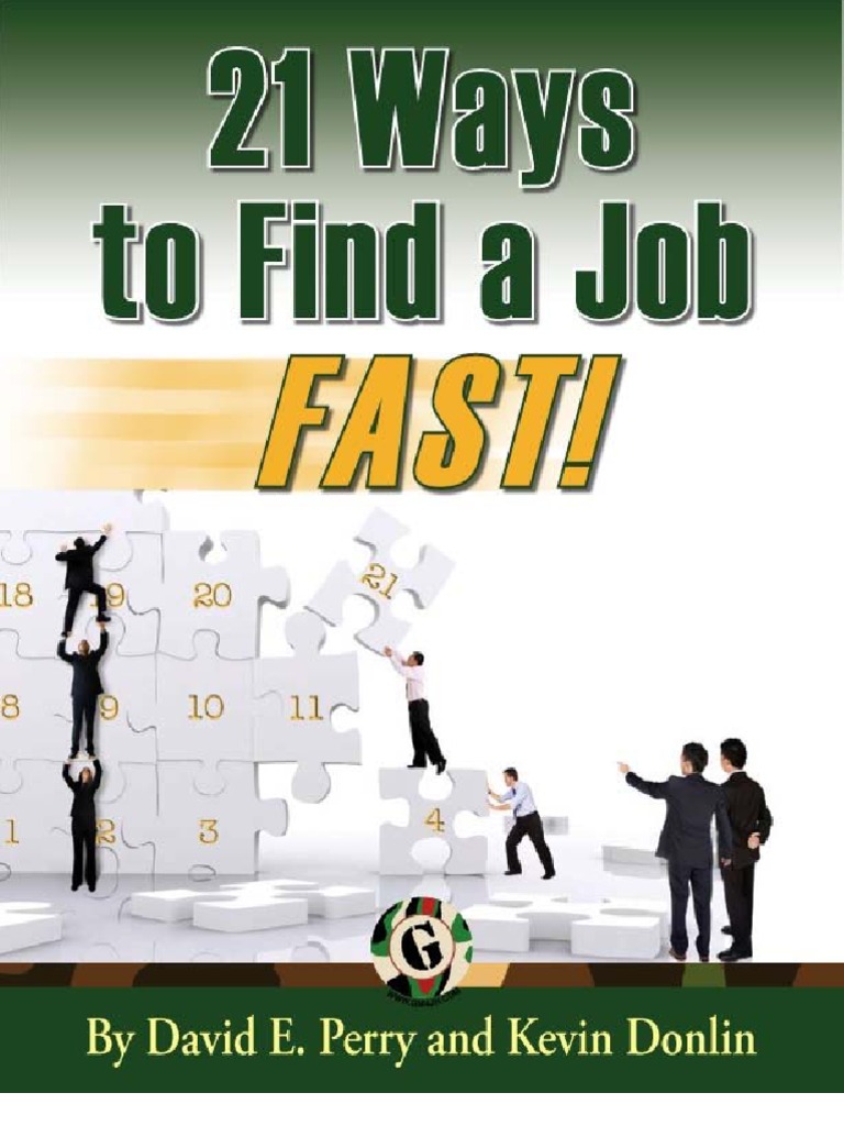 21 Ways To Find A Job Fast | PDF | Résumé | Job Interview